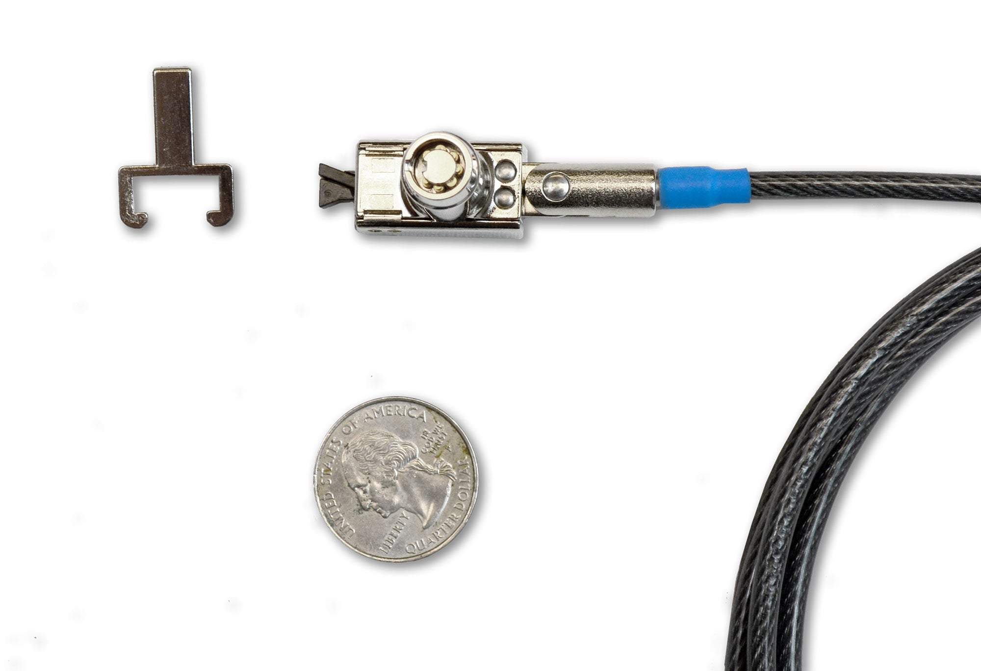 TZ04T Compact Wedge Lock with Barrel Key – Noble Locks